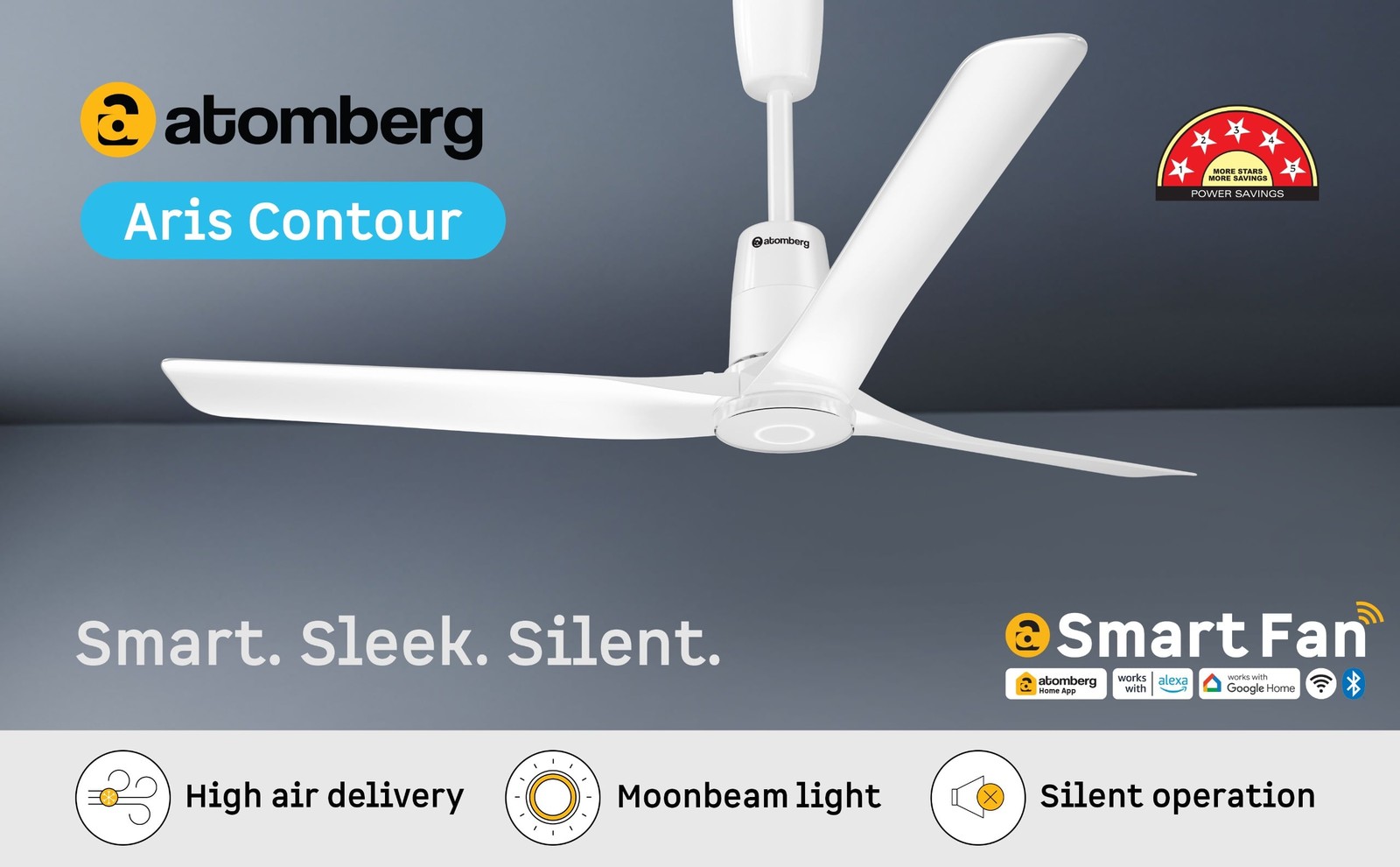 Buy Genuine Atomberg Aris Contour Ceiling Fan Online In India