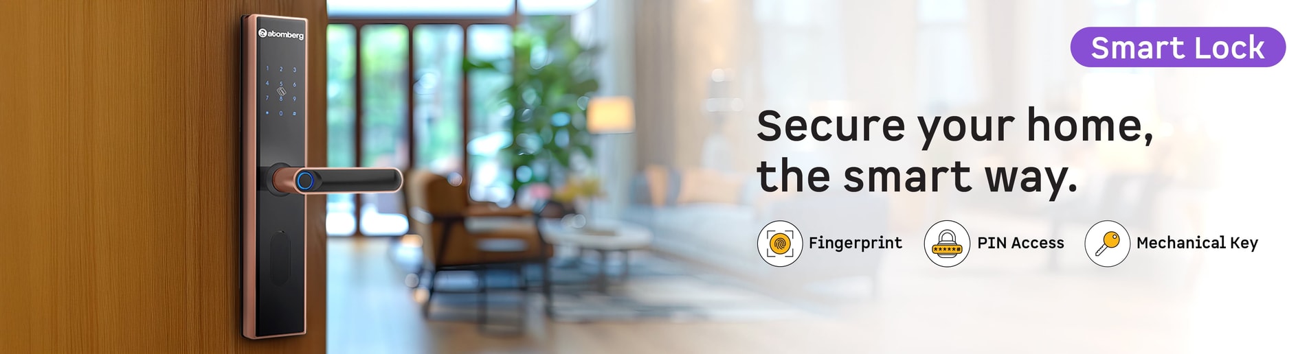Buy Smart Lock Online With Fingerprint, Pin, Or Card For Home