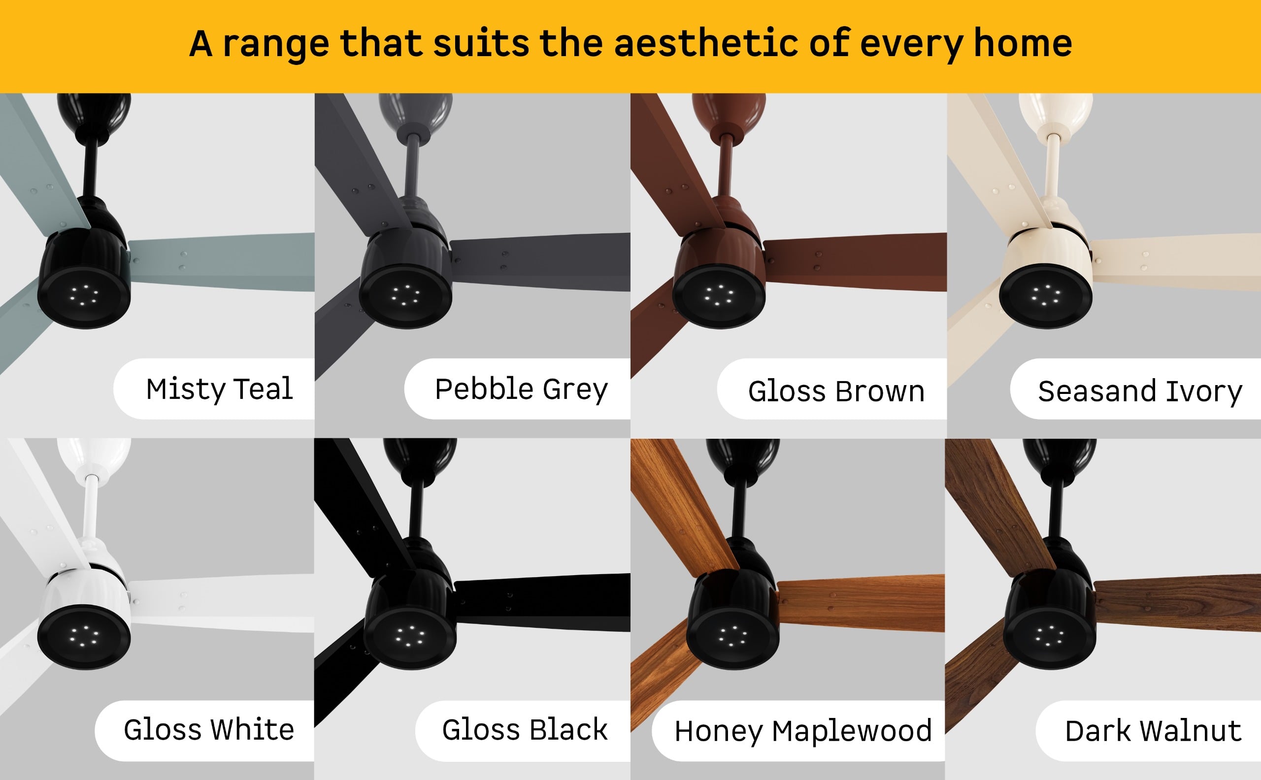 Atomberg Renesa Enzel 1200mm BLDC Motor 5 Star Rated Sleek Ceiling Fans