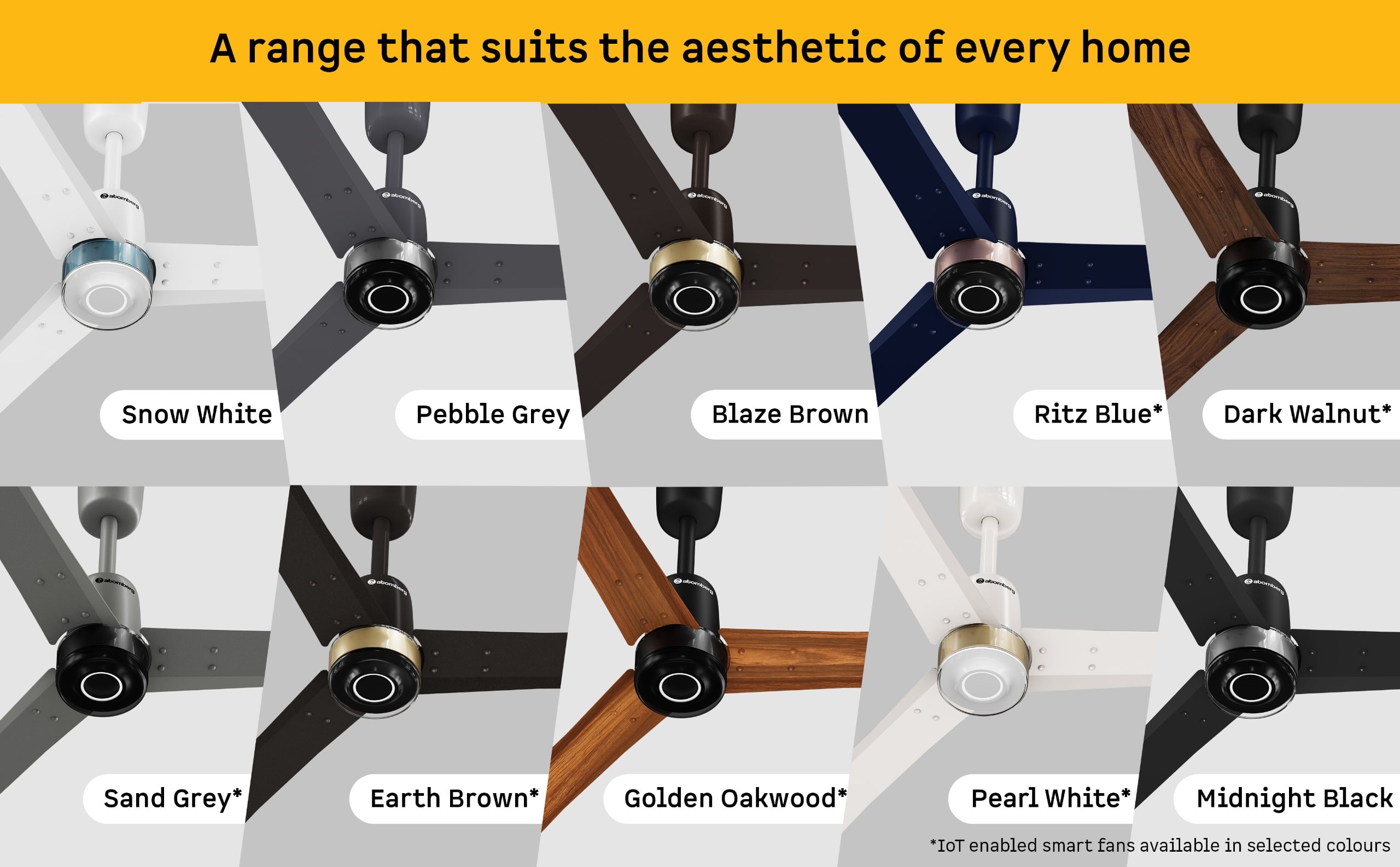 Atomberg Renesa Elite1200mm BLDC Motor 5 Star Rated Sleek Ceiling Fans