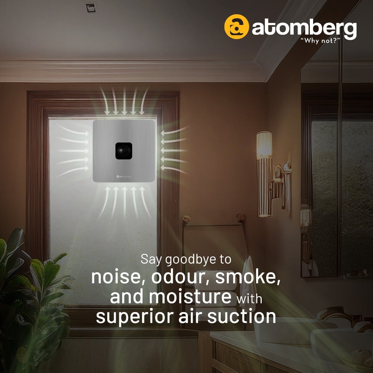 Atomberg Studio+ BLDC Motor with Remote 3 Blade Ceiling Fan - Atomberg